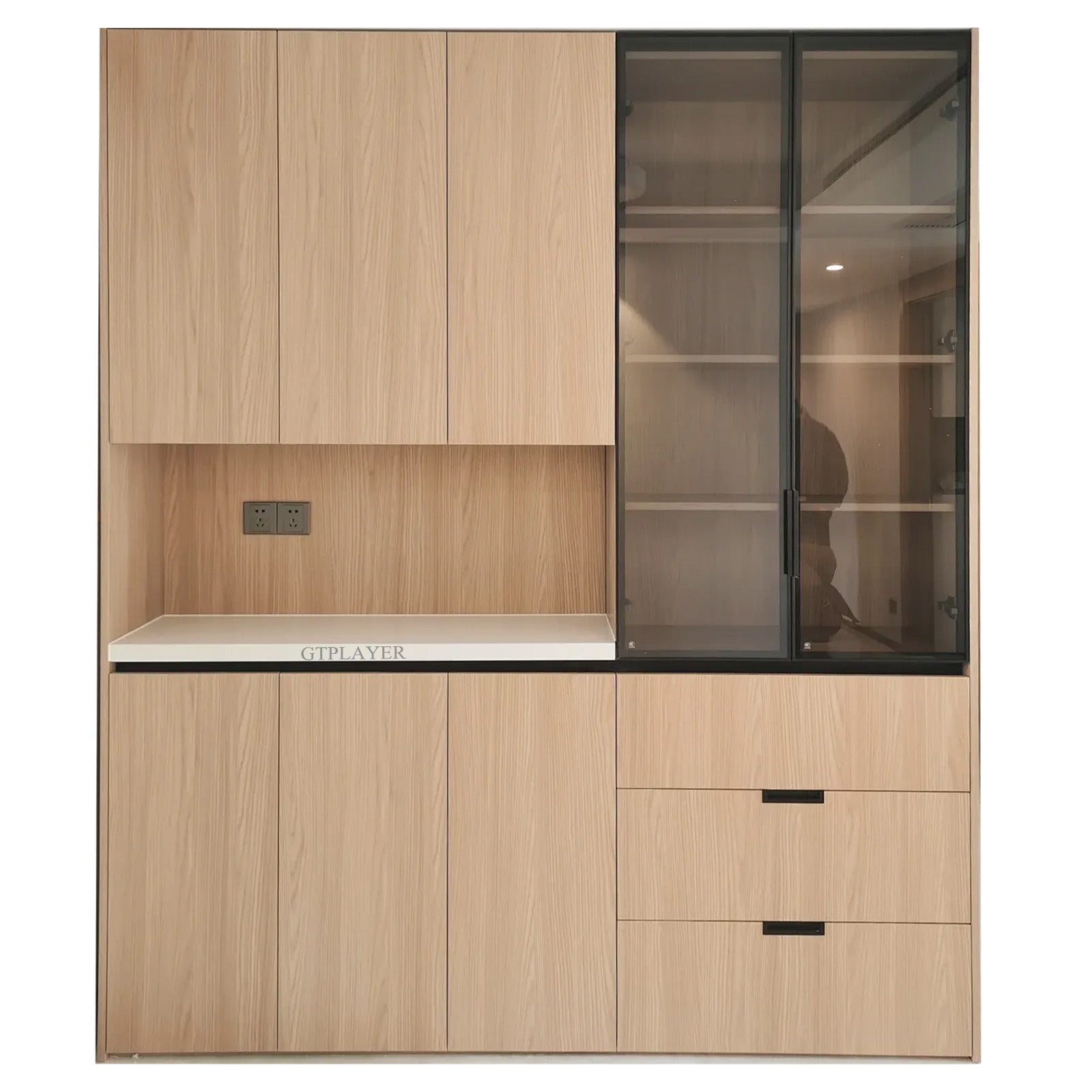 GTPLAYER Integrated wall mounted restaurant storage cabinet – Wudi ...