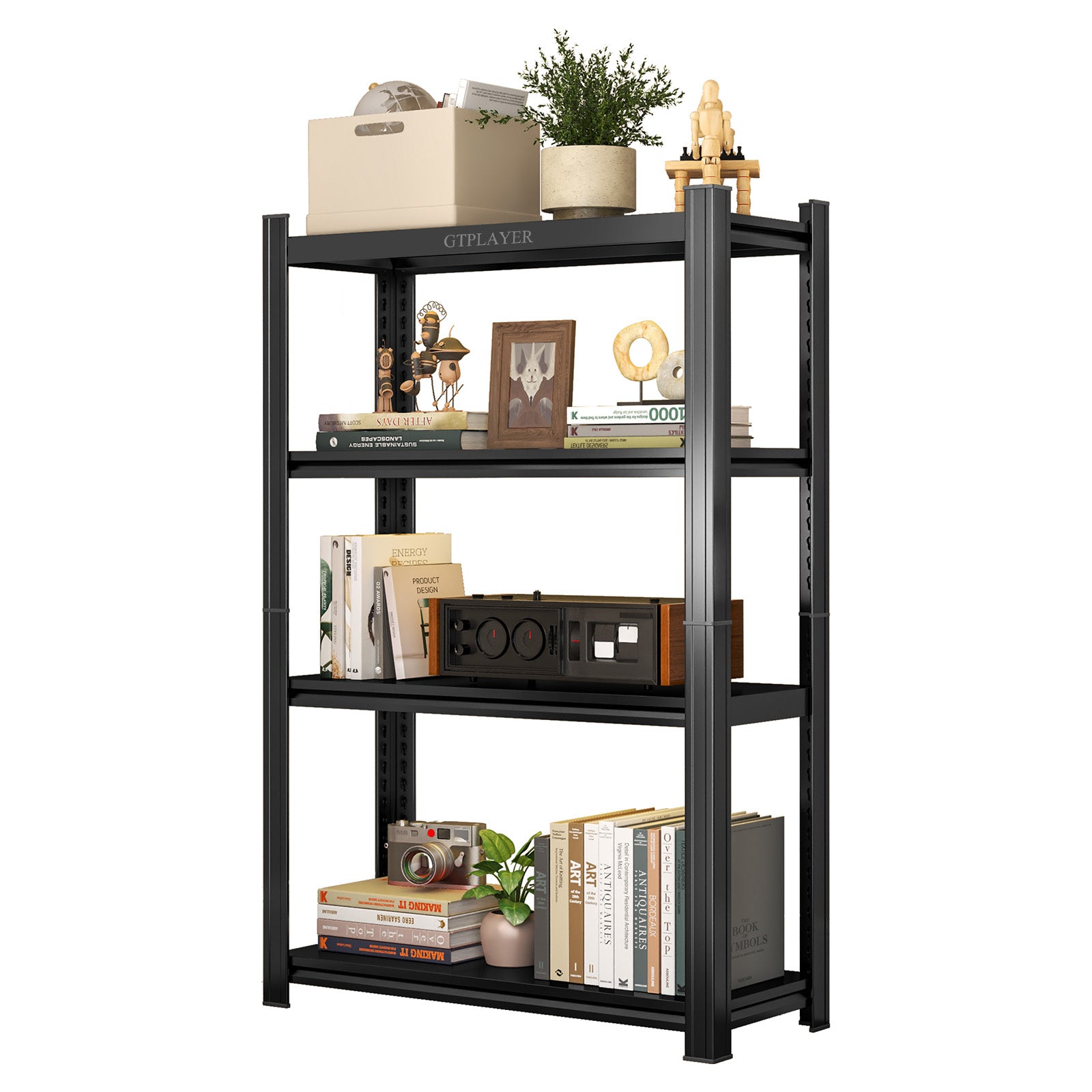 GTPLAYER 4-Shelf Heavy Duty Plastic Storage racks – Wudi Group Products
